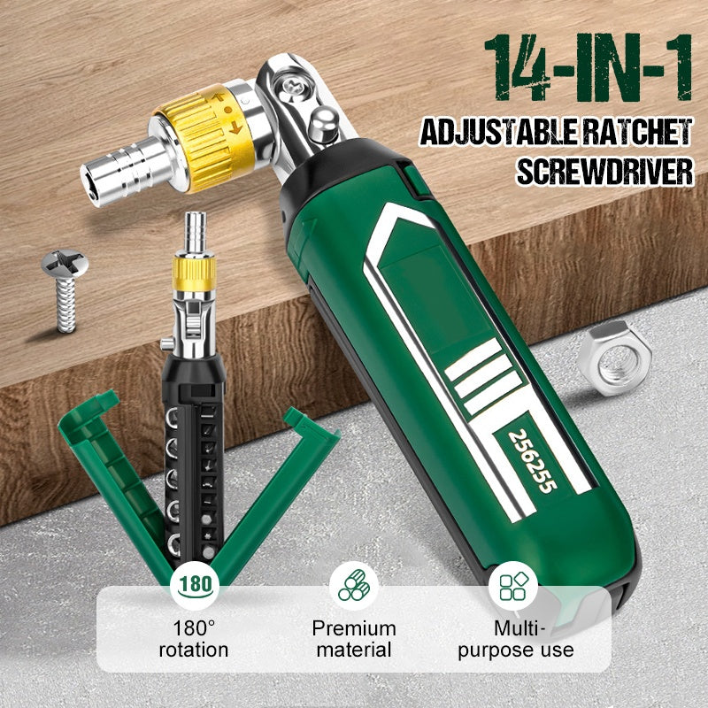 14-in-1 Adjustable Ratchet Screwdriver – anrdre