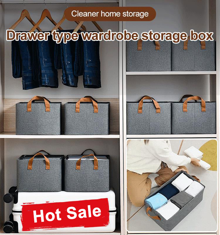 🎁Clearance Sale 49% OFF⏳Foldable Closet Storage Box – anrdre