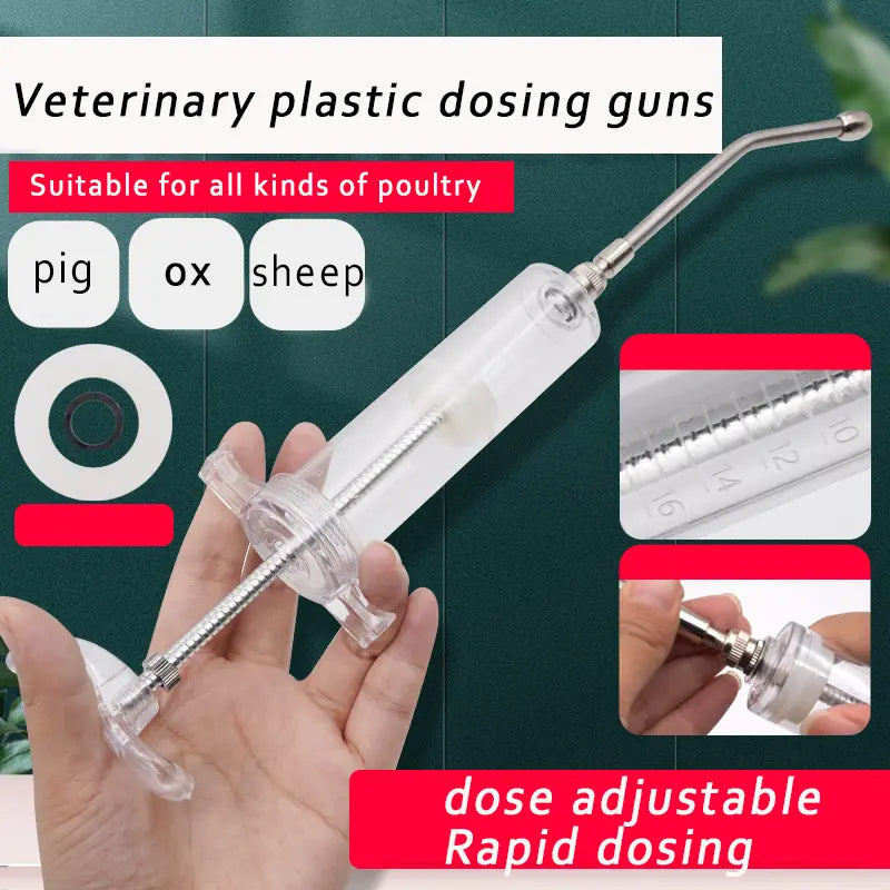 Reusable Manual Feeding Syringe for livestock – anrdre