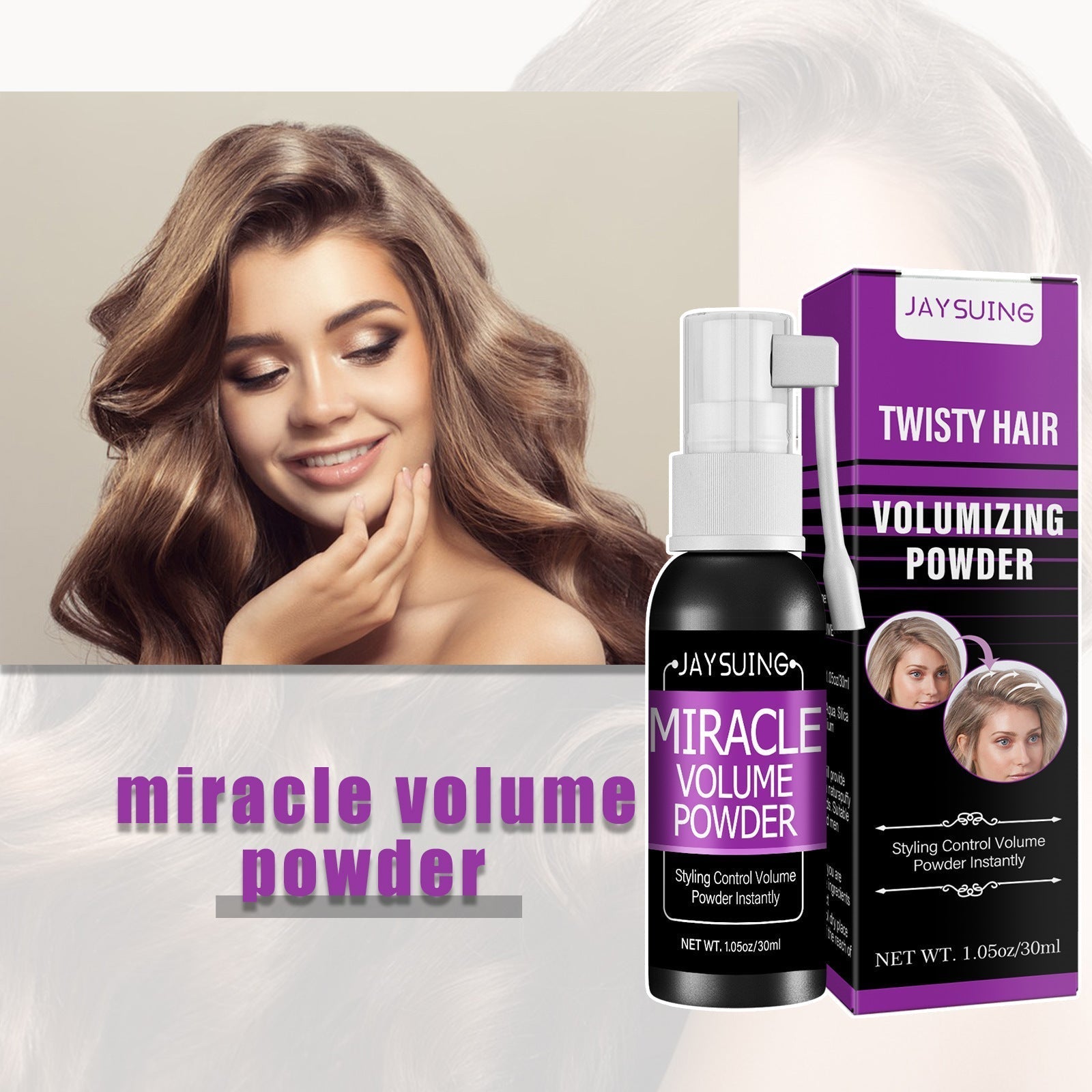 Jaysuing hair fluffy spray lazy gadget – anrdre