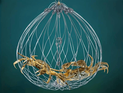 Automatic Opening & Closing Fishing Net Cage – anrdre